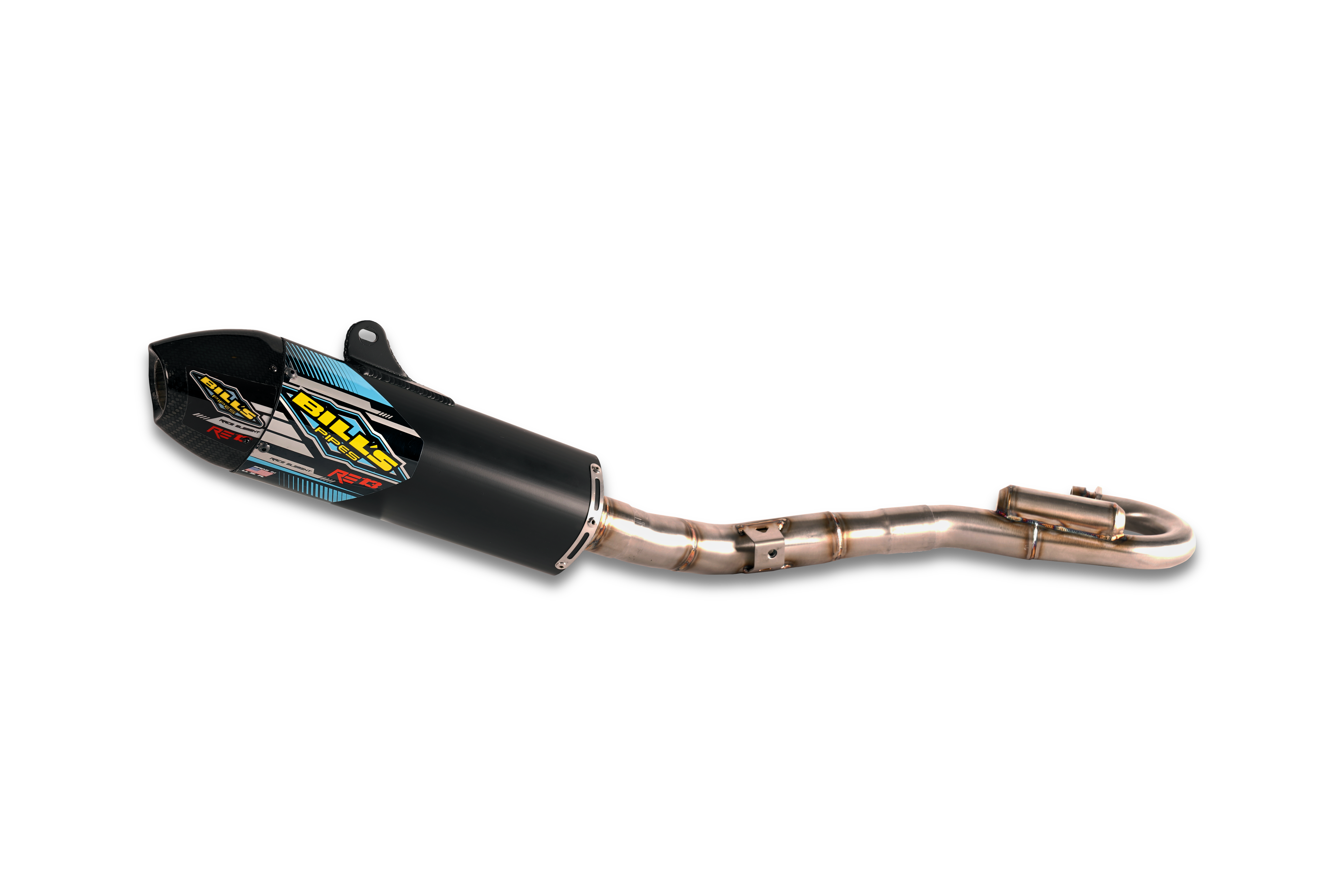 RE-13 Gas Gas MC 450F 2024-2025 Full System - Black Out Muffler